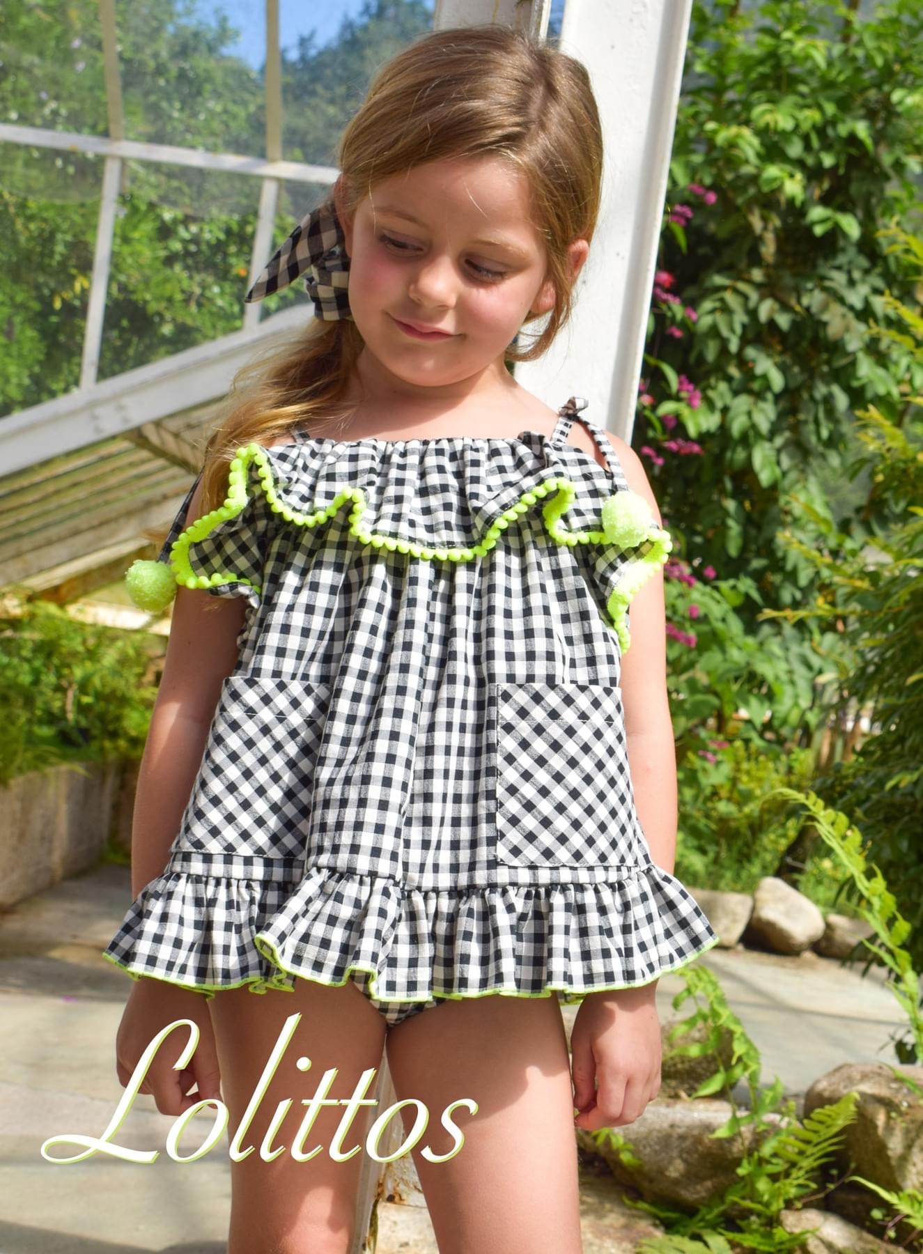 Lolittos colección Pingüino Caftán Verano 2024 | Dados moda infantil