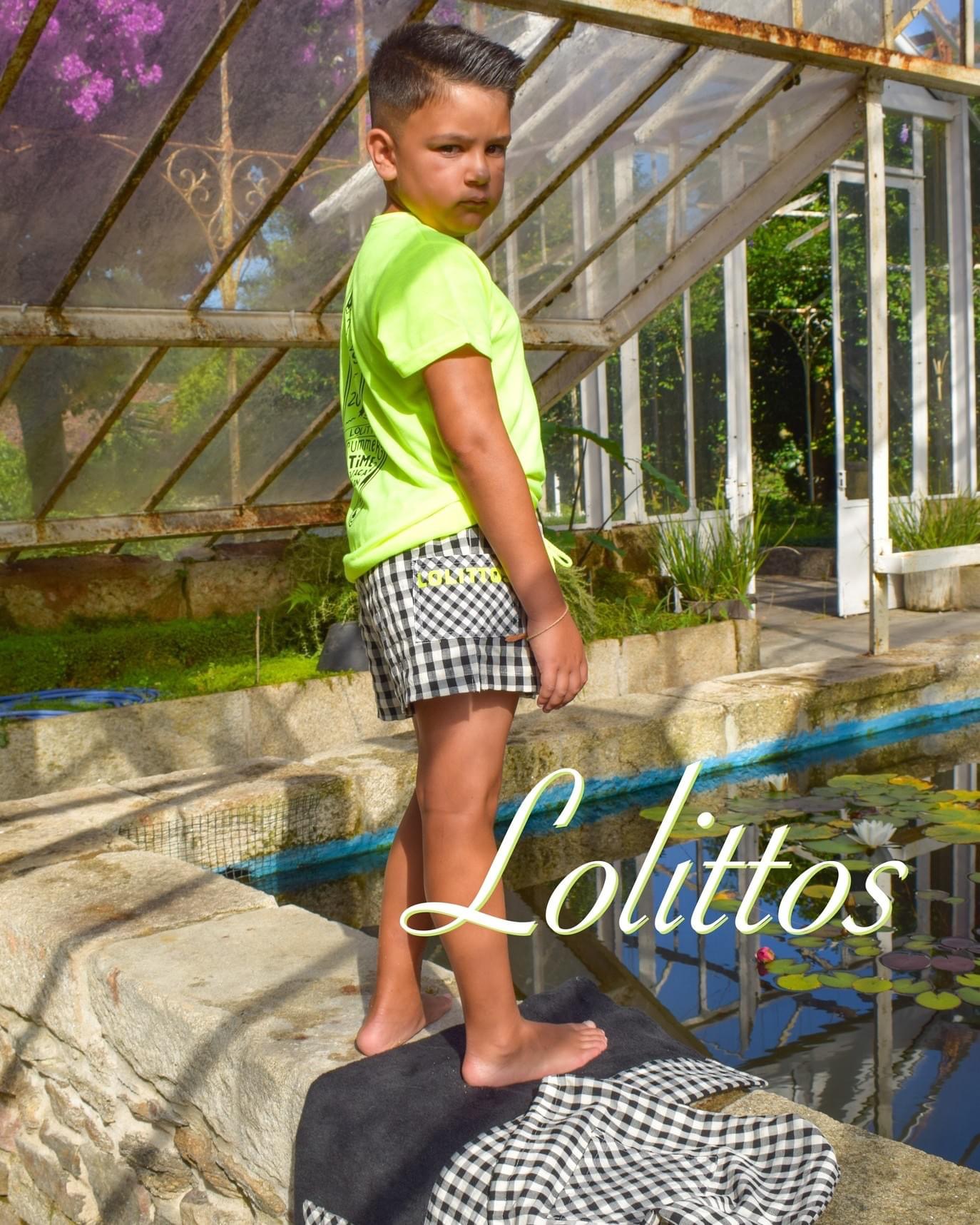 Lolittos Colección Pingüino Conjunto niño bañador tela Verano 2024 ...