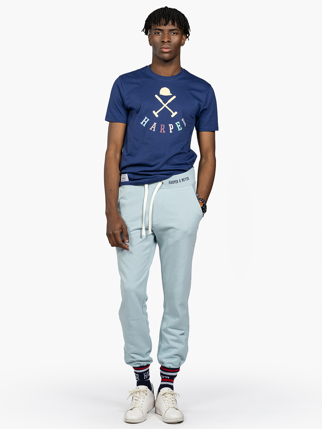 Harper&Neyer Camiseta Preppy Azul navy Verano 2024 | Dados moda infantil