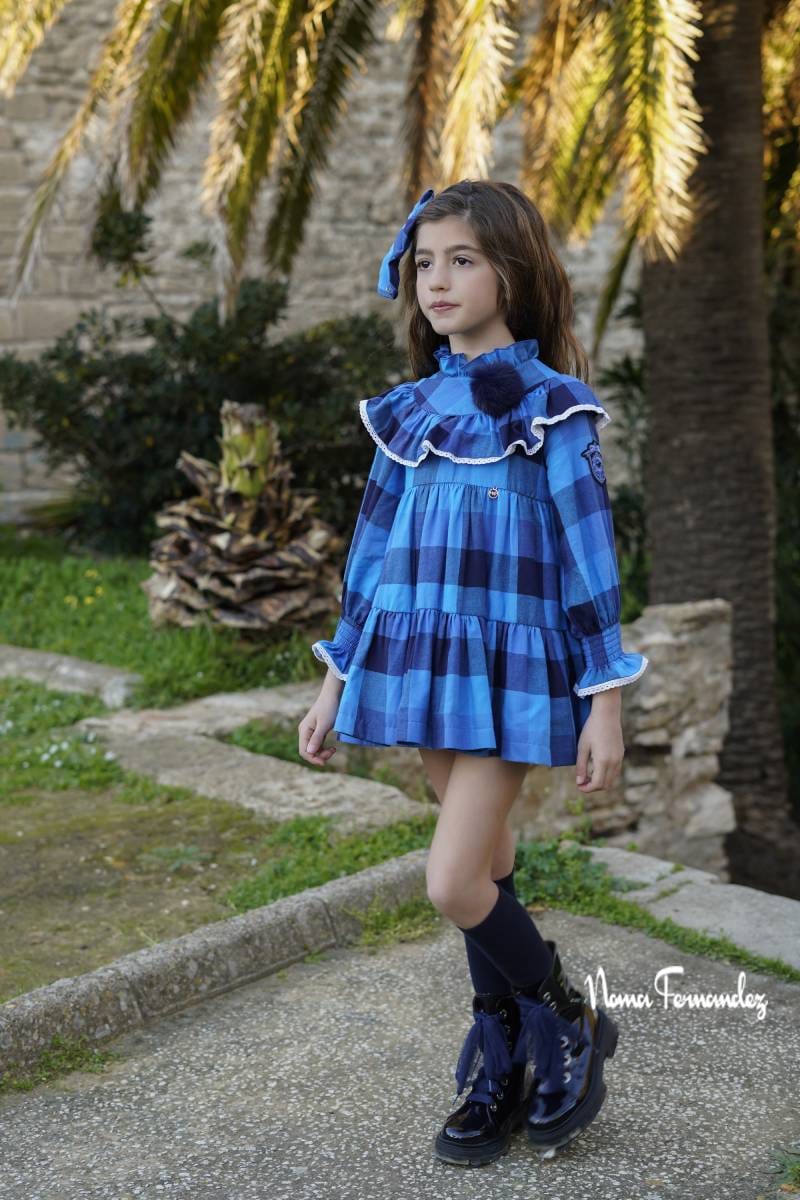 Noma Fernández Turín Vestido niña Invierno 2024 | Dados moda infantil