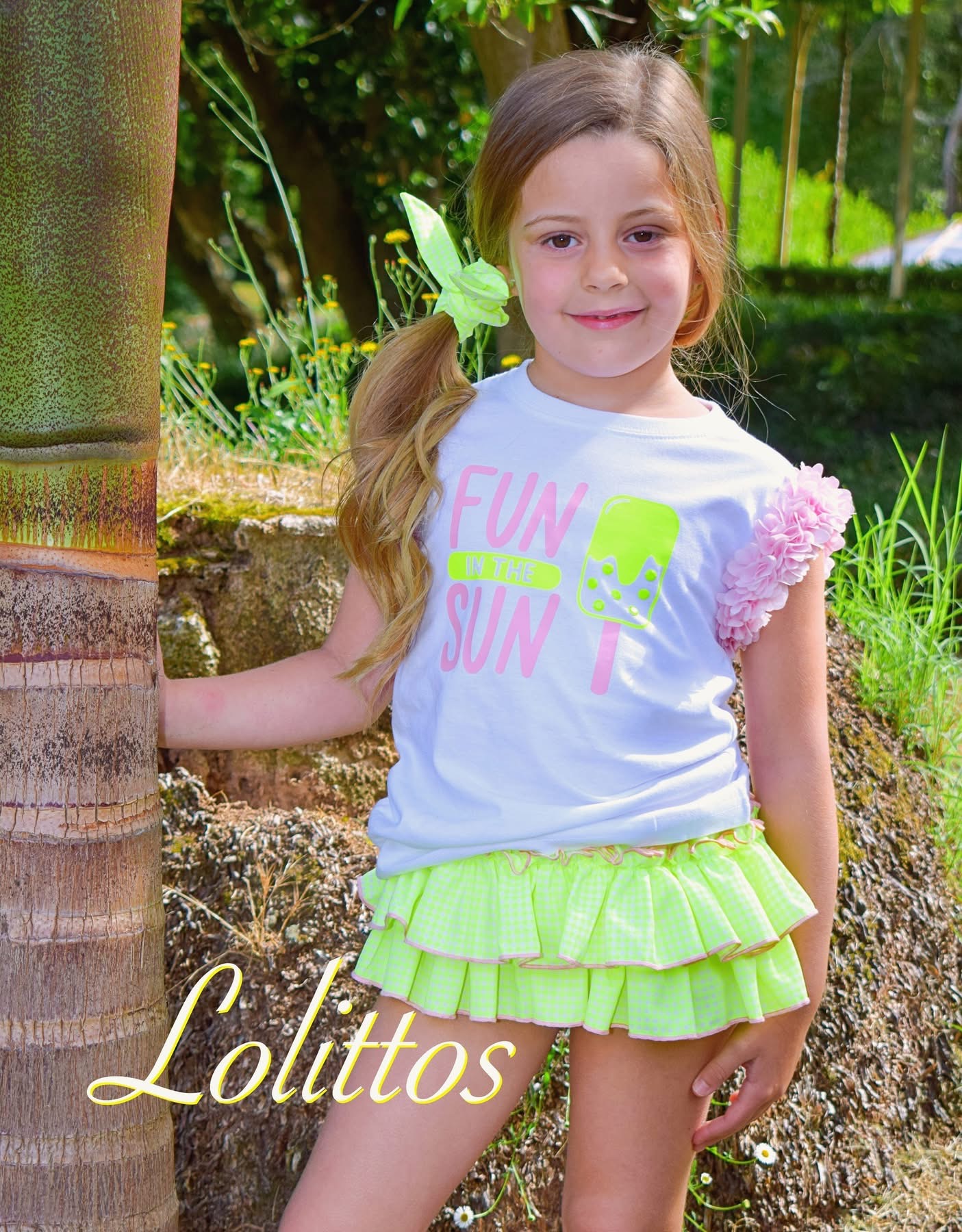 Lolittos Polo Conjunto niña braga y camiseta Verano 2025 | Dados moda ...